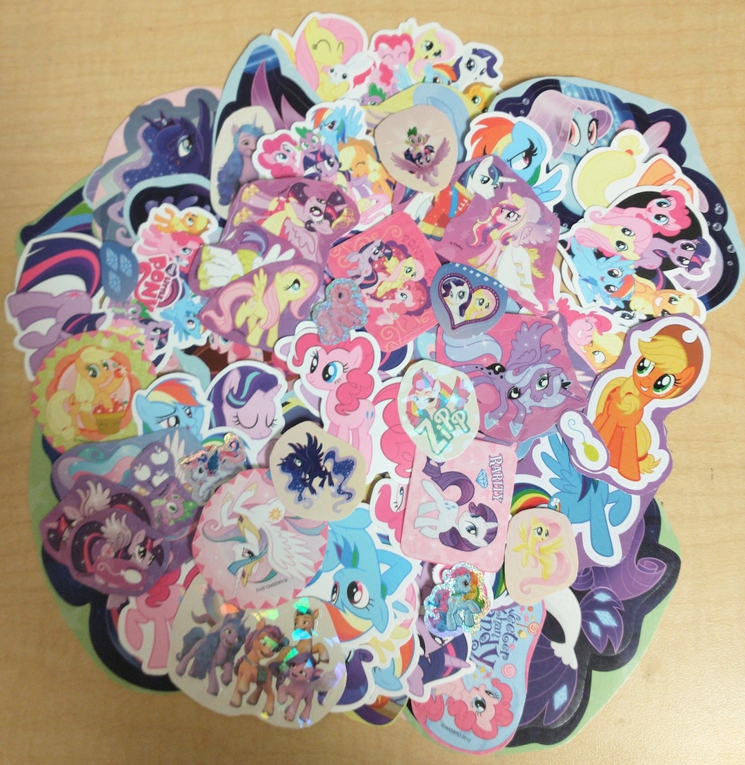 My Little Pony Stickers Pack Customizable - Etsy