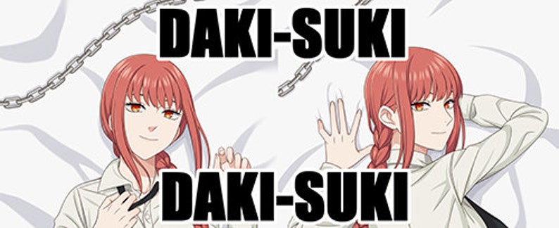 CSM Makima Dakimakura Cover 2 Variants Available - Etsy