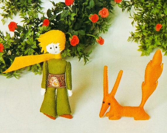Little Prince Doll Sewing Pattern Vintage Doll Mini Felt Fox - Etsy