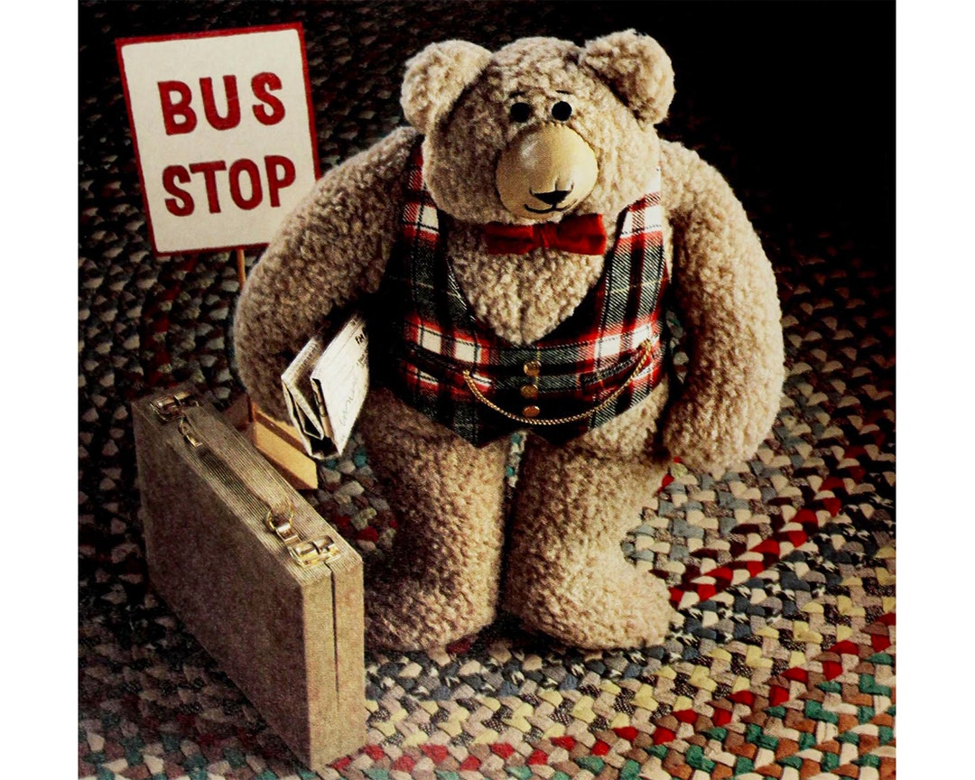 Vintage Toy Pattern Easy Teddy Bear Pattern Stuffed Teddy Bear Plush ...