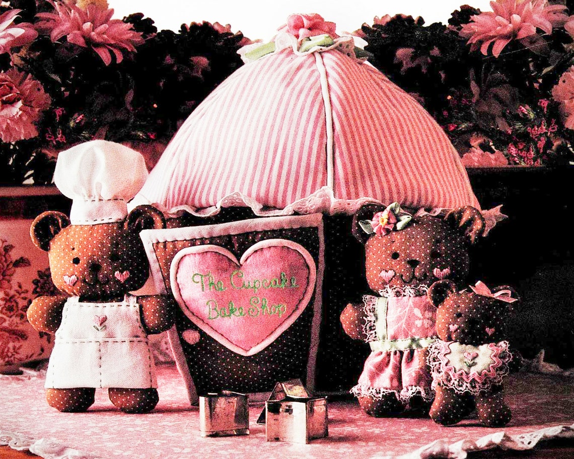 Mini Teddy Bear Pattern Tiny Bear Doll Sewing Pattern Felt House ...