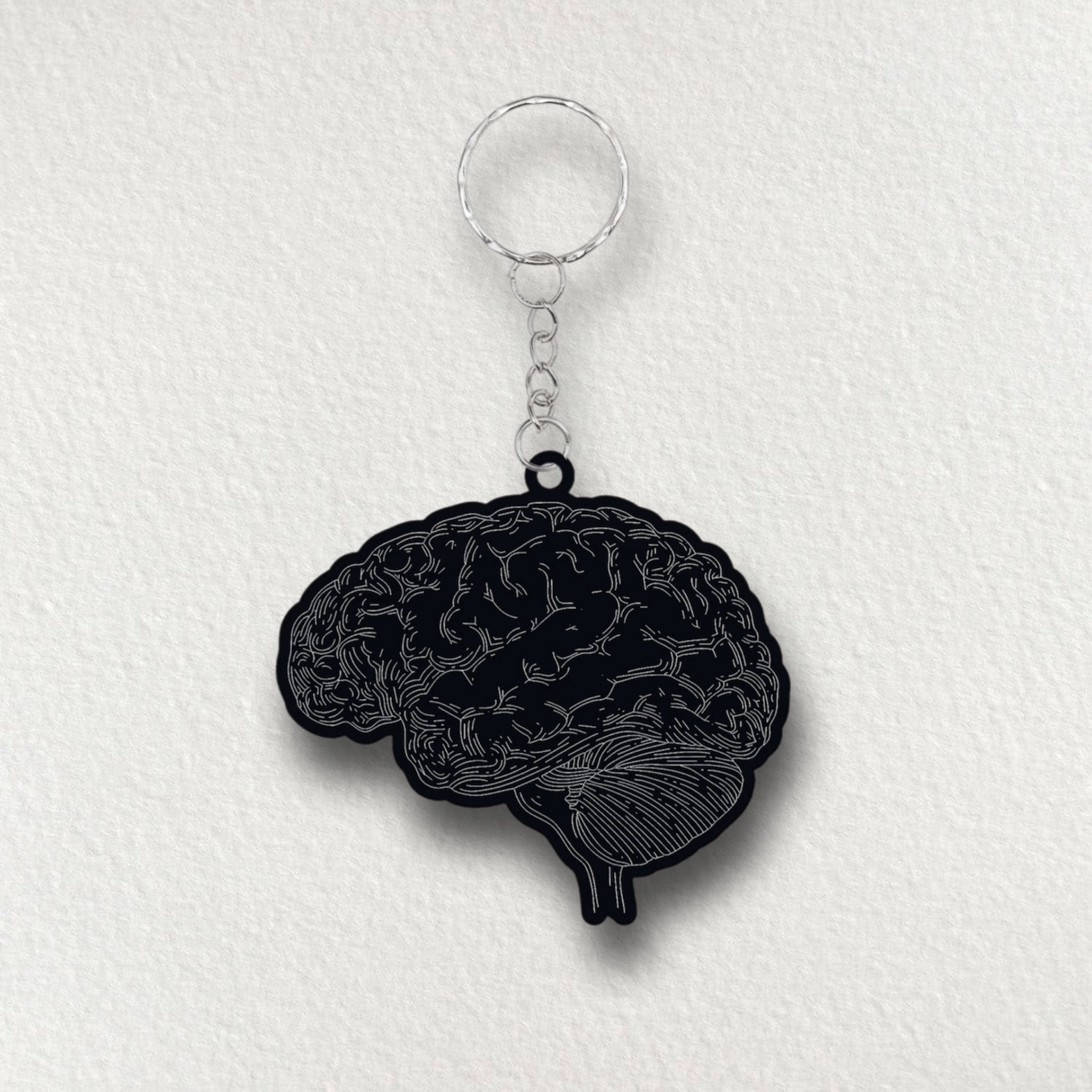 Heart and Brain Keyrings/ Heart and Brain Keychains/ Anatomy Keychains ...