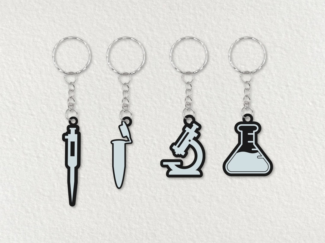 Laboratory Equipment Keyrings/ Science Equipment Keyrings/ Science ...