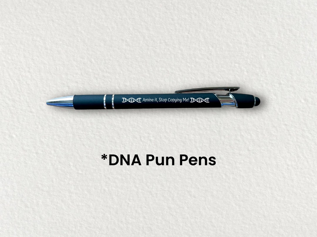 DNA Pun Pens | Engraved Science Pun Pens | Gifts for Biologists ...