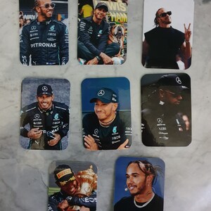 8 F1 Racing Different Drivers Cute Mini Photocards Ideal for Phone ...