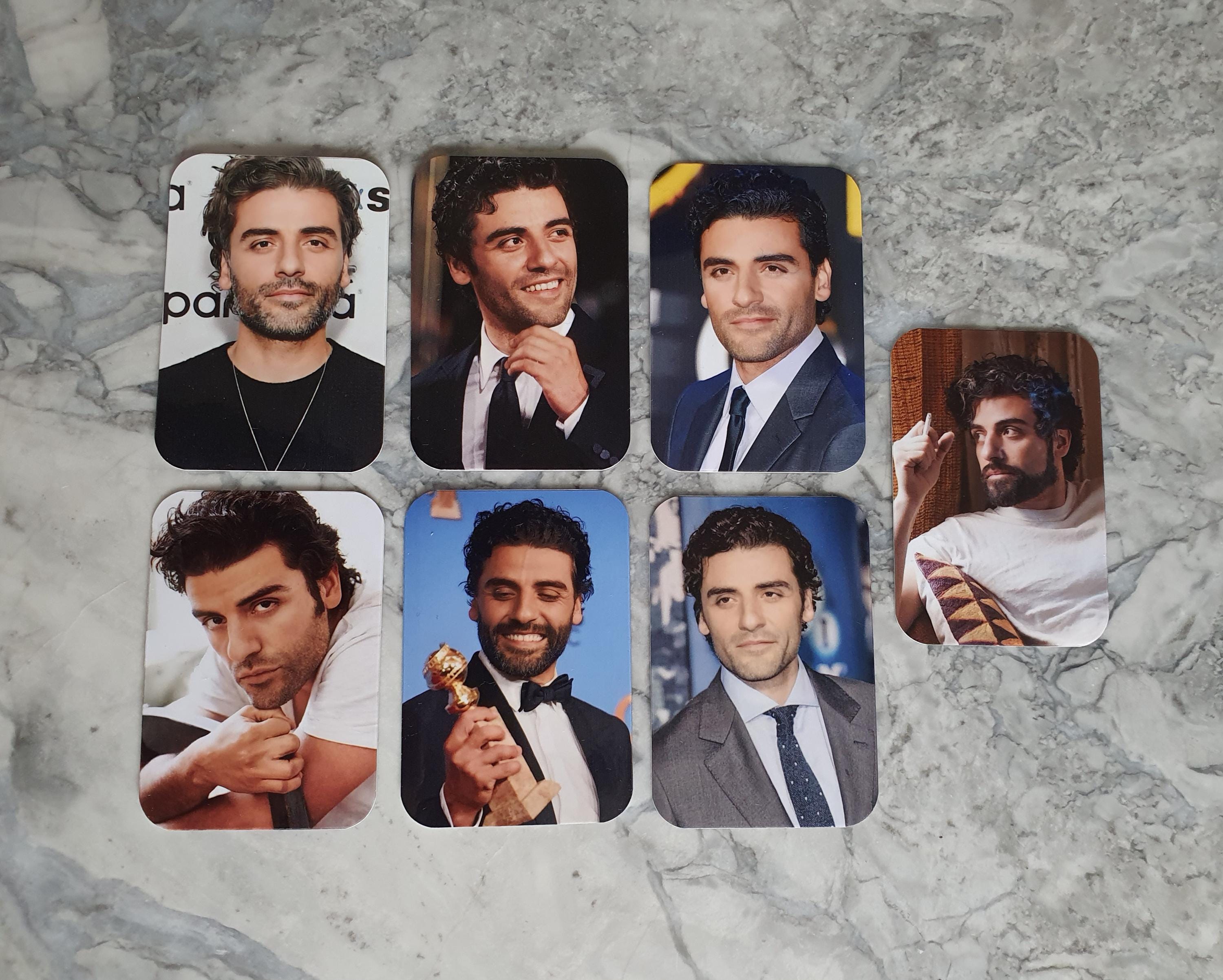 7 Actor MINI Photocards - Pedro Pascal, Henry Cavil, Jeffery Dean ...