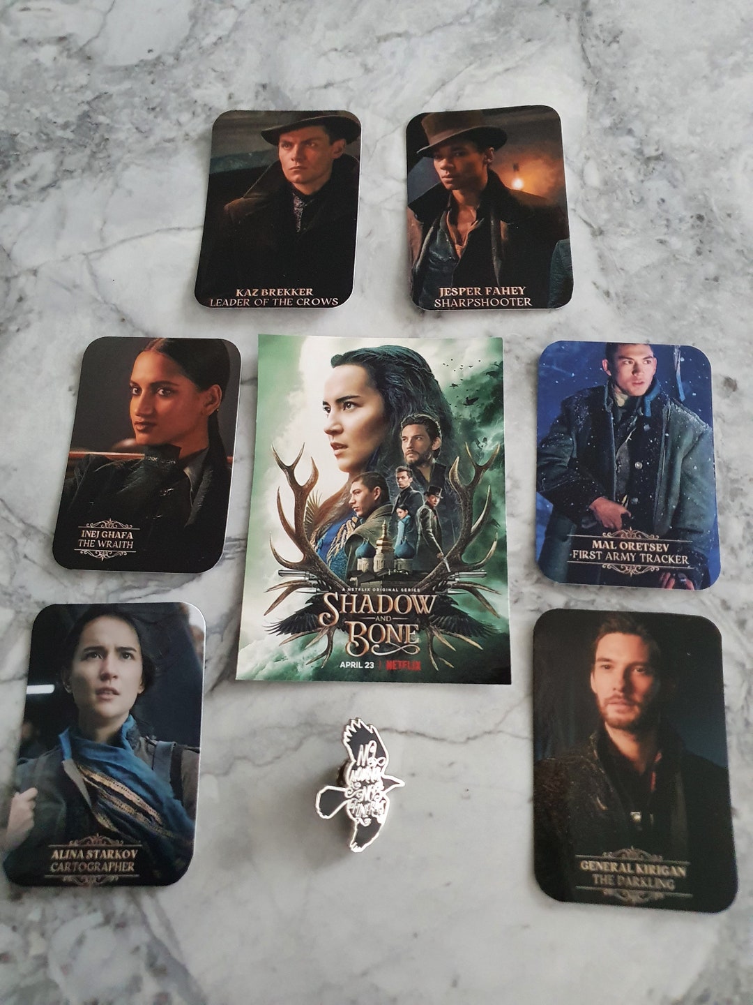 Booktok Trending Pin Sets Including No Mourners No Funerals - Etsy