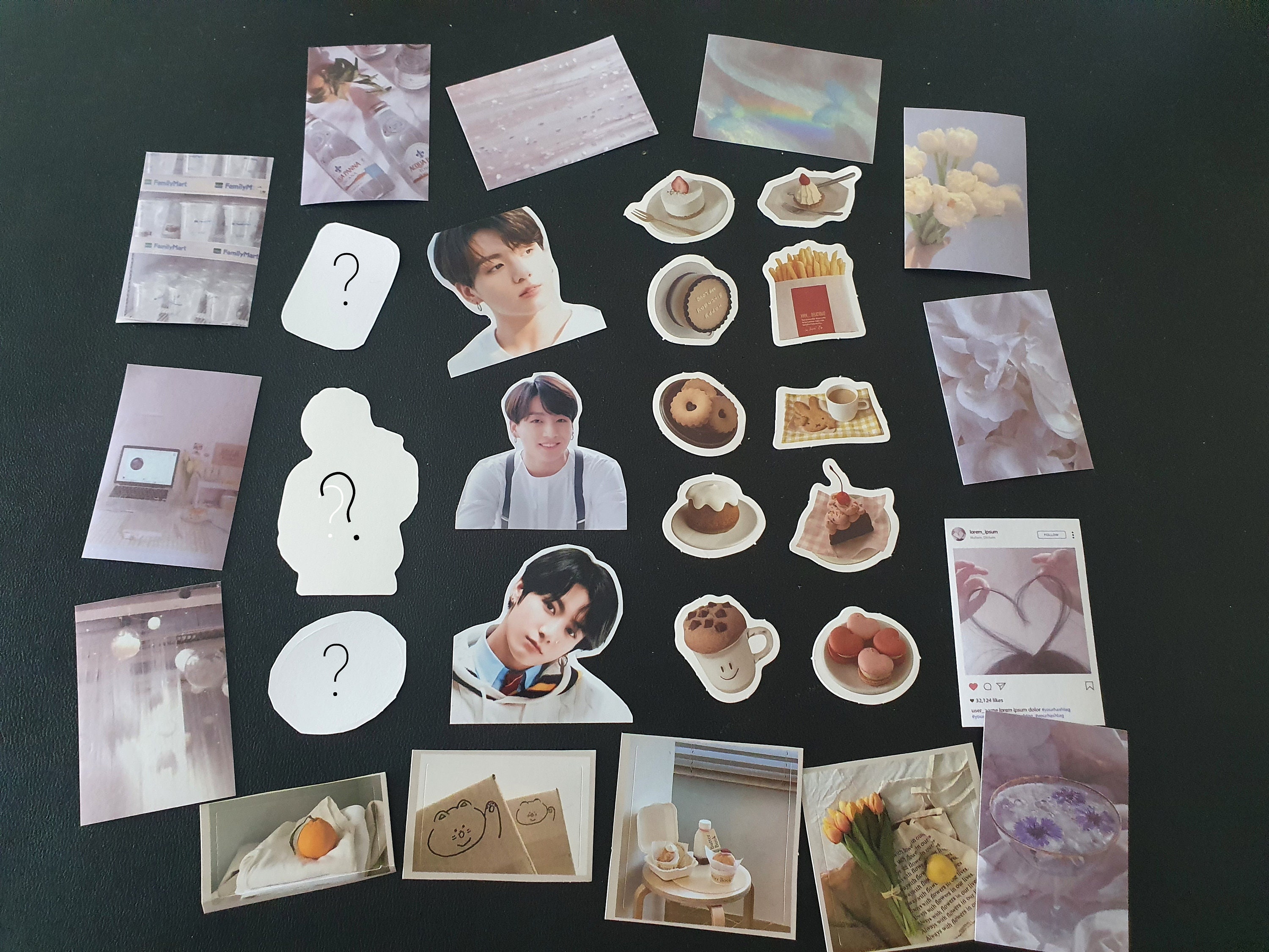 BTS Colour Coded Journaling Bias Packs Bts Stickers Bts Cut | Etsy