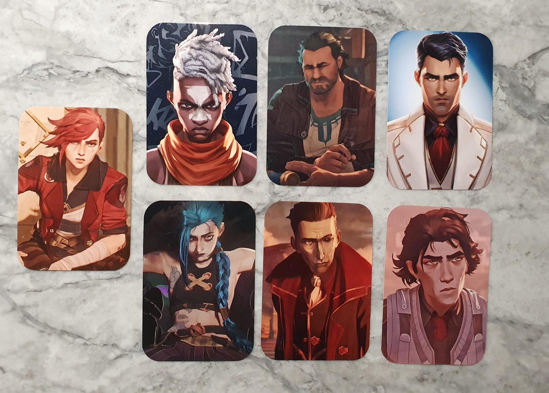 Arcane Character Inspired Mini Photocards - Ideal for Wall Decorations ...