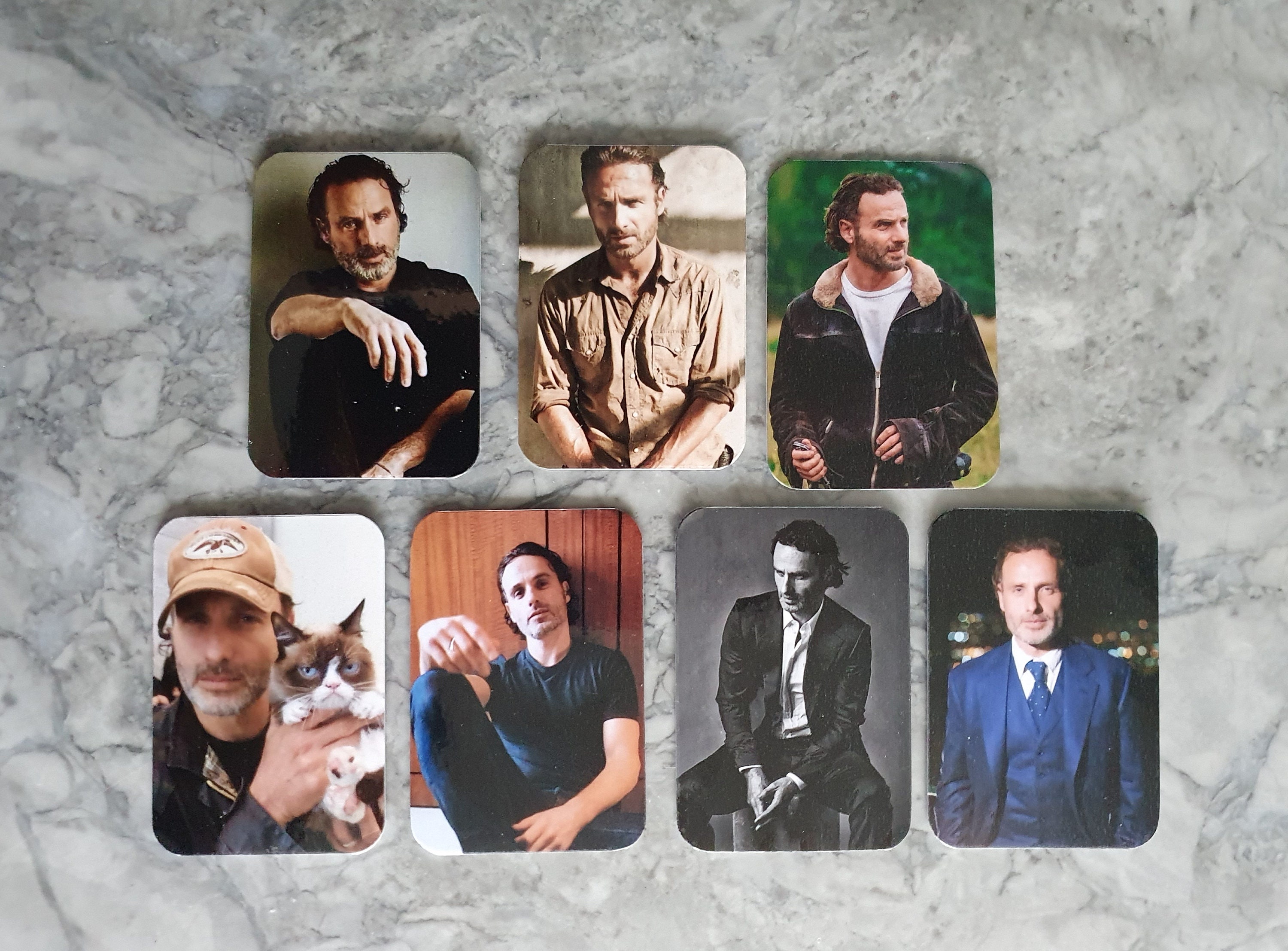 7 Actor MINI Photocards - Pedro Pascal, Henry Cavil, Jeffery Dean ...