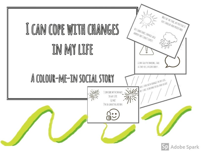 Coping Skills & Flexibility Social Story A4 and A5 Printable - Etsy UK