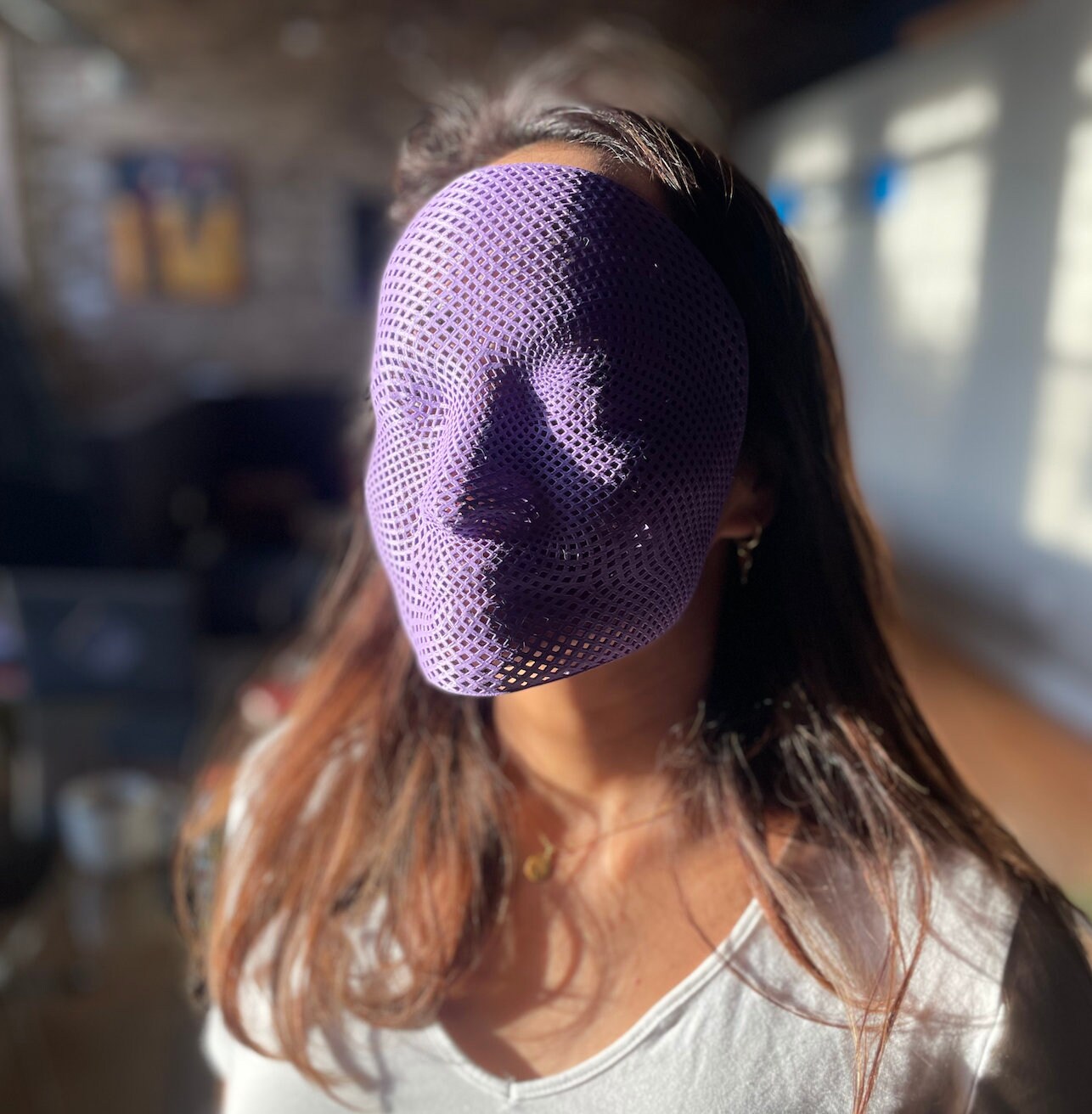Custom 3D Printed Art Mask - Etsy