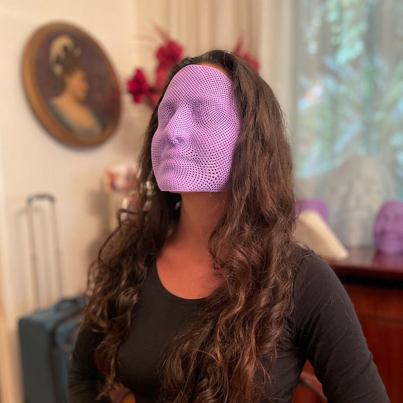Custom 3D Printed Art Mask - Etsy
