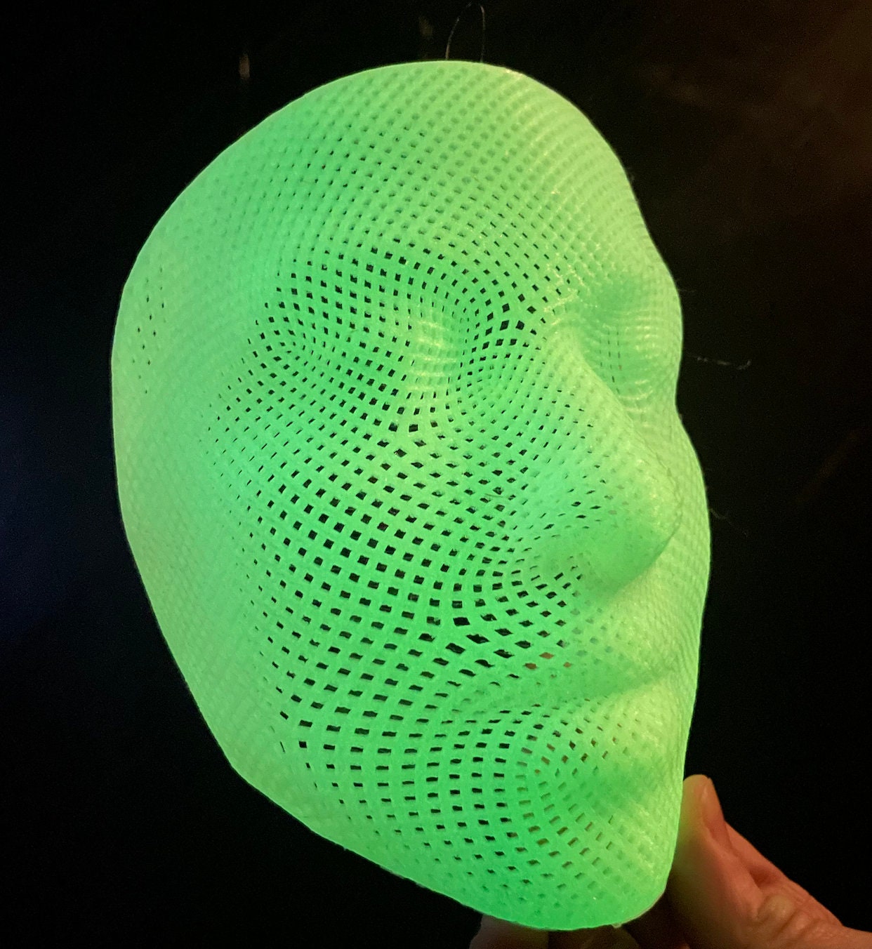Custom 3D Printed Art Mask - Etsy