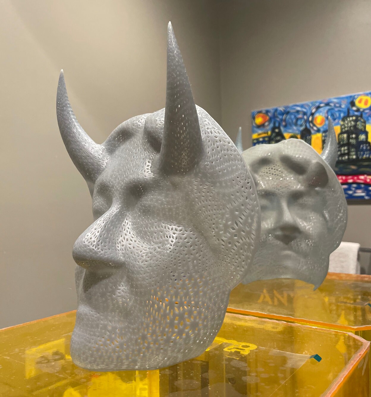 Custom 3D Printed Art Mask - Etsy
