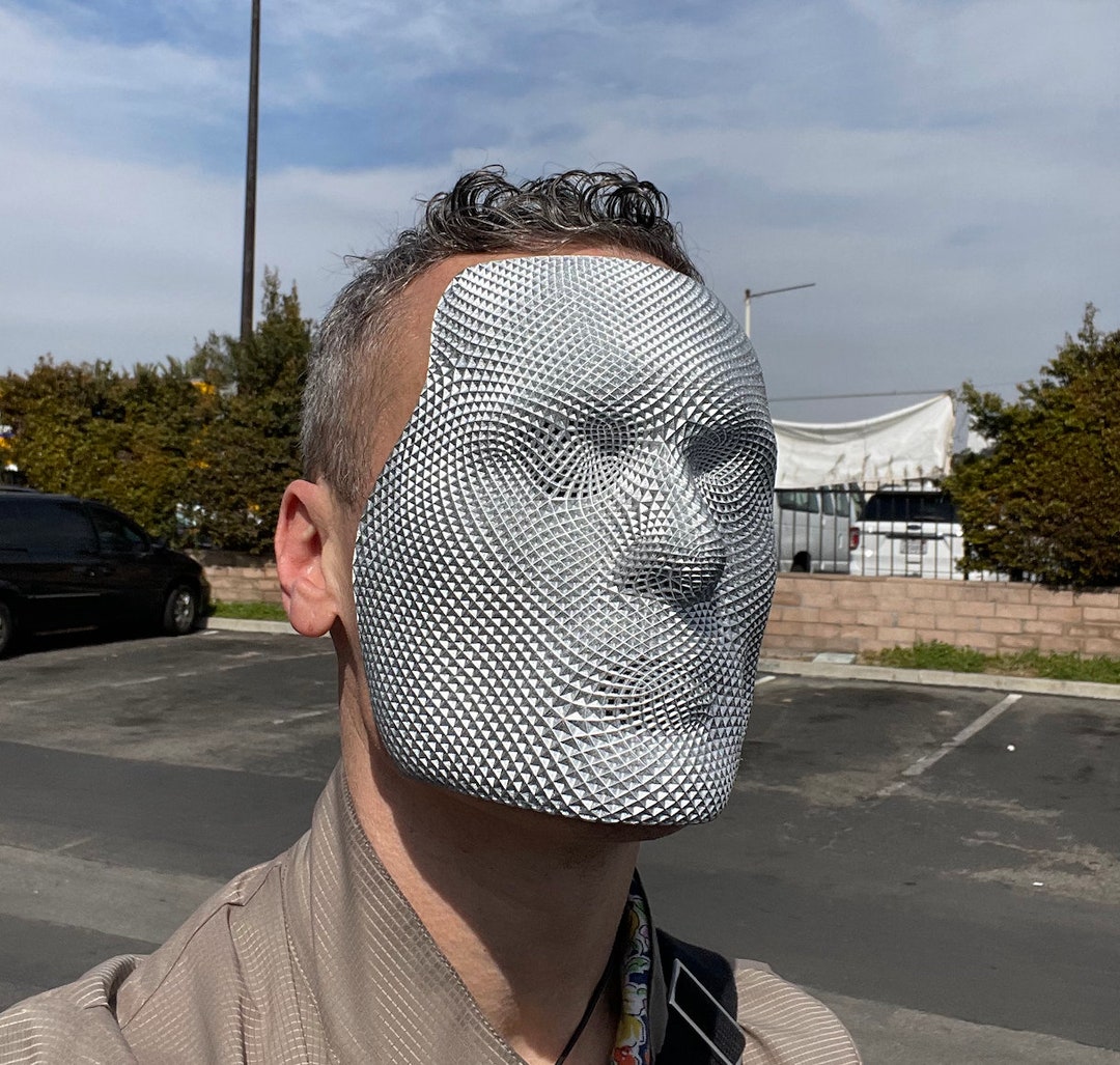 Custom 3D Printed Art Mask - Etsy
