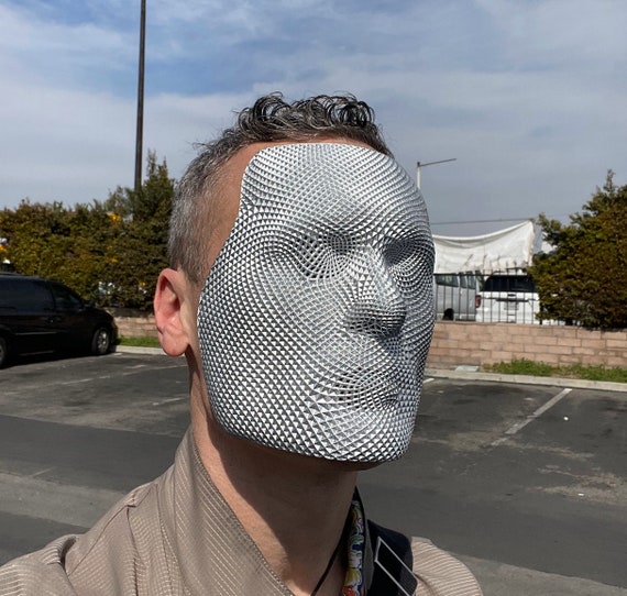 Custom 3D Printed Art Mask | Etsy