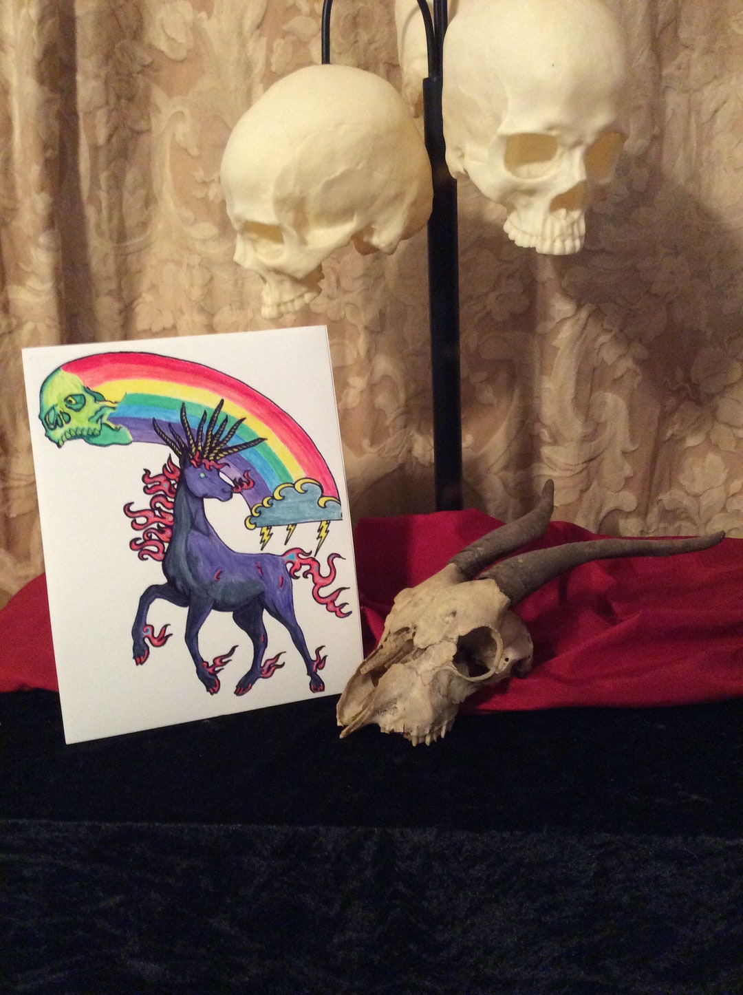 Art Print octocorn Under the Painbow - Etsy