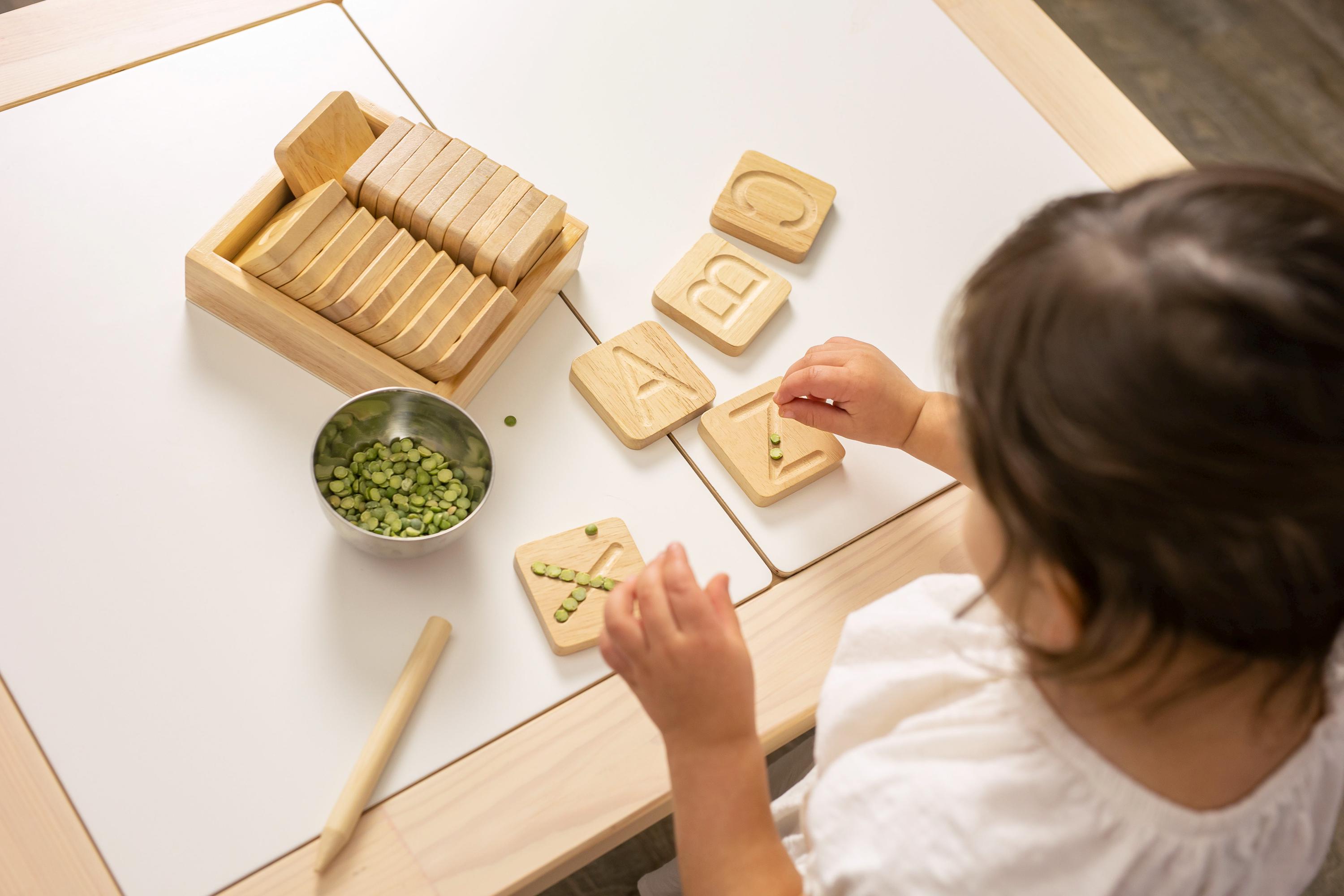 Wooden Alphabet ABC Tracing Cards Set With Stylus for Toddlers ...