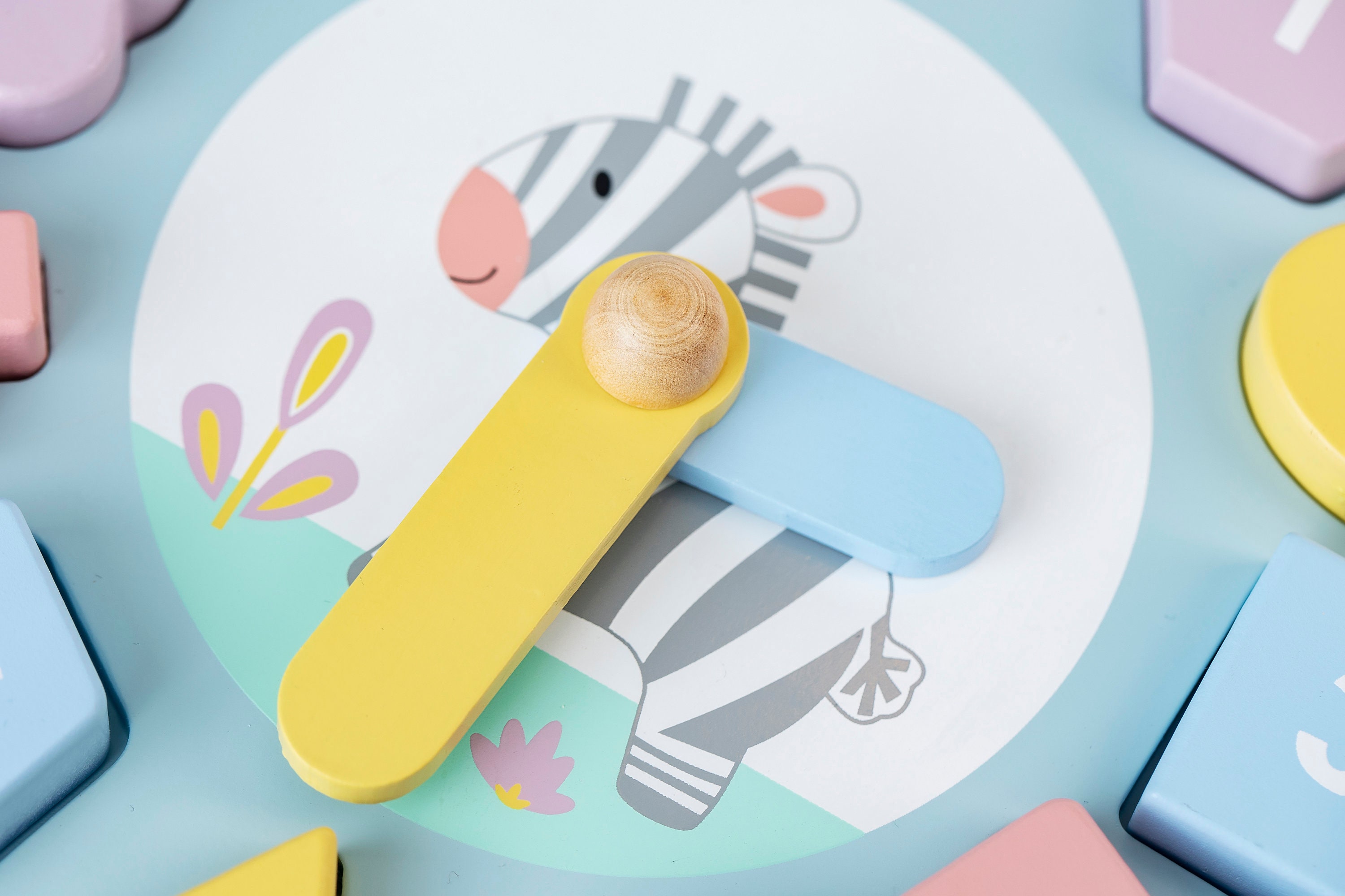 Wooden Clock Shape Sorting Toy Educational Montessori Color - Etsy