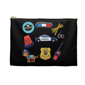 Personalized Police Cars Pencil Pouch | Pencil Pouch Gift for Boys ...