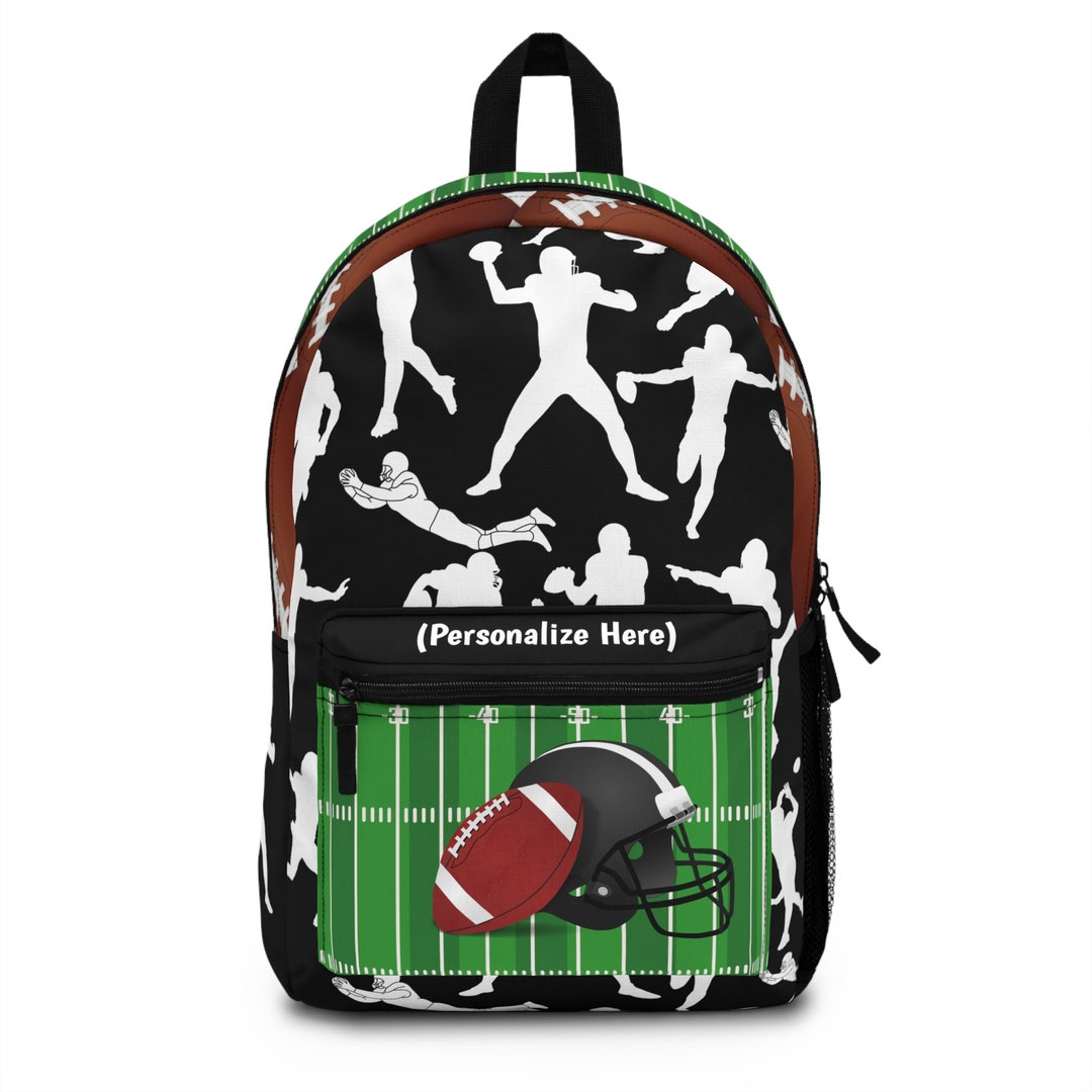 Kids Personalized Football Player Themed Backpack / Back to School ...
