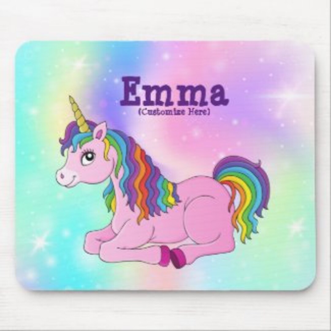 Mousepads for Kids | Unicorn Mouse Pad | Ergonomic Personalized ...
