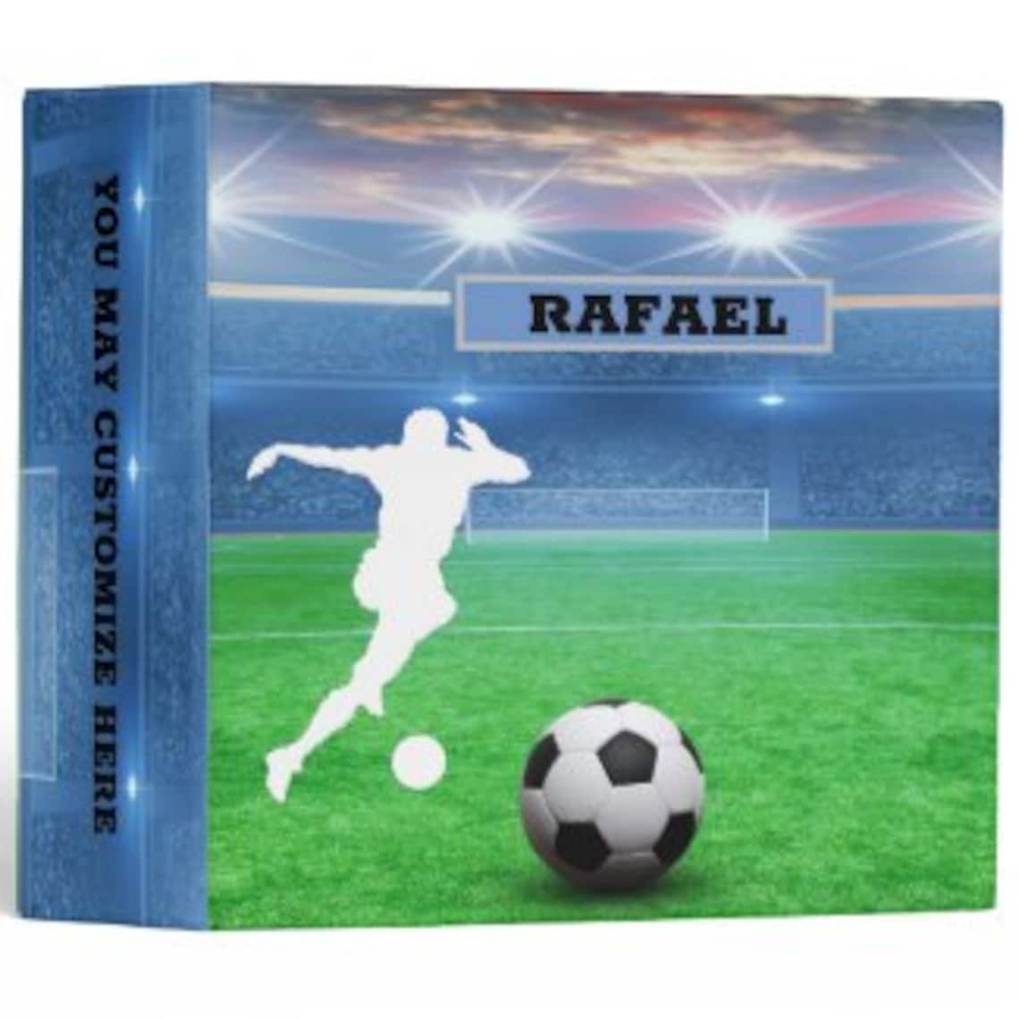 Personalized Soccer Fan School Binder | Customizable Sports Fan Binder ...