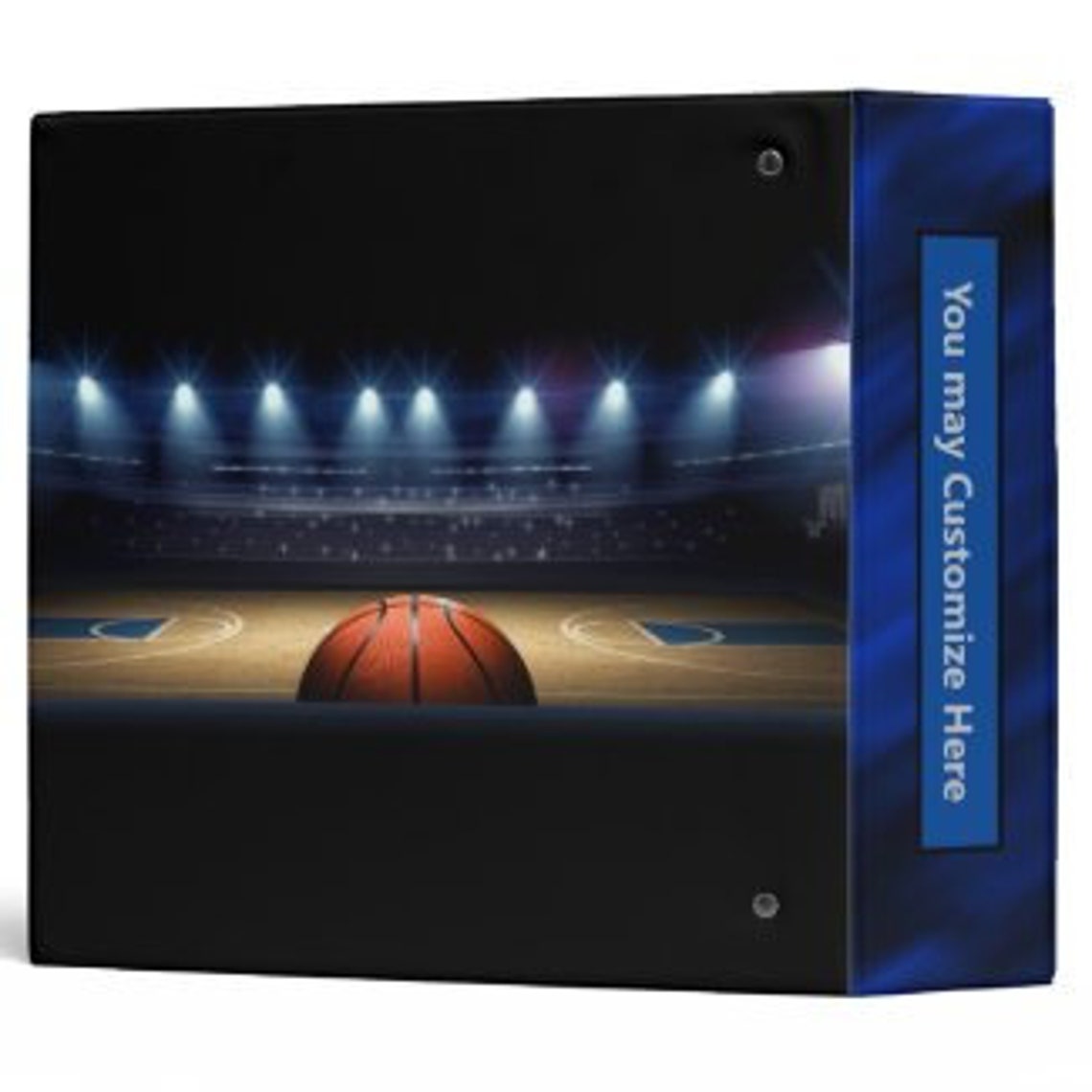 Personalized Kids Basketball Fan School Binder Customizable Basketball ...