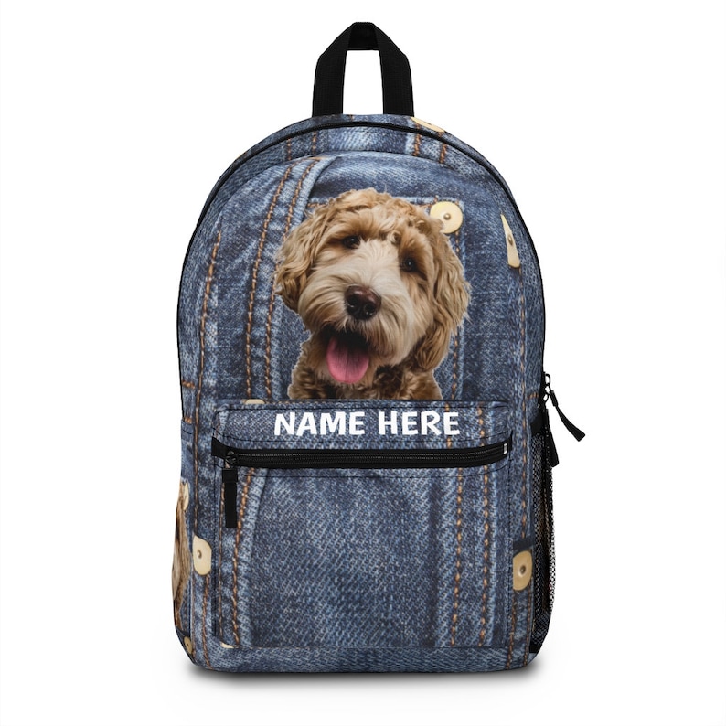 Personalized Dog Lover Kids Backpack, Summer Back to School Pet Owners ...