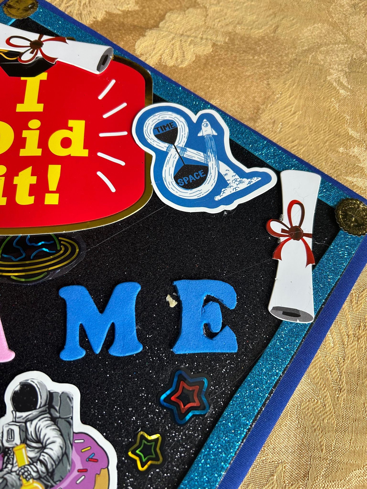 Personalized Astronaut Graduation Cap Topper kindergarten Astronaut ...