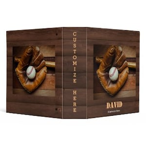 Personalized Kids Baseball Card Binder |baseball Card Collector Binder ...