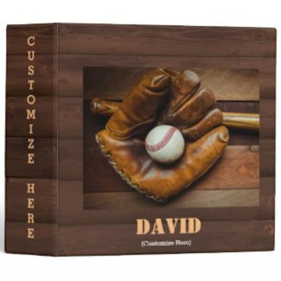 Personalized Kids Baseball Card Binder Customizable Back to | Etsy