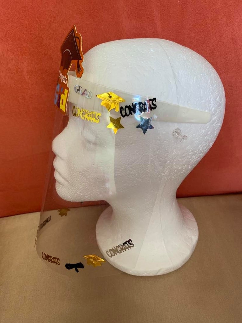 Graduation Face Shield Graduation Gift Idea Graduating - Etsy