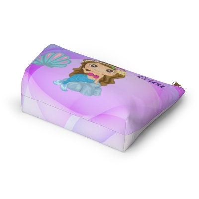 Personalized Mermaid Princess Pencil Case Pouch Back to - Etsy
