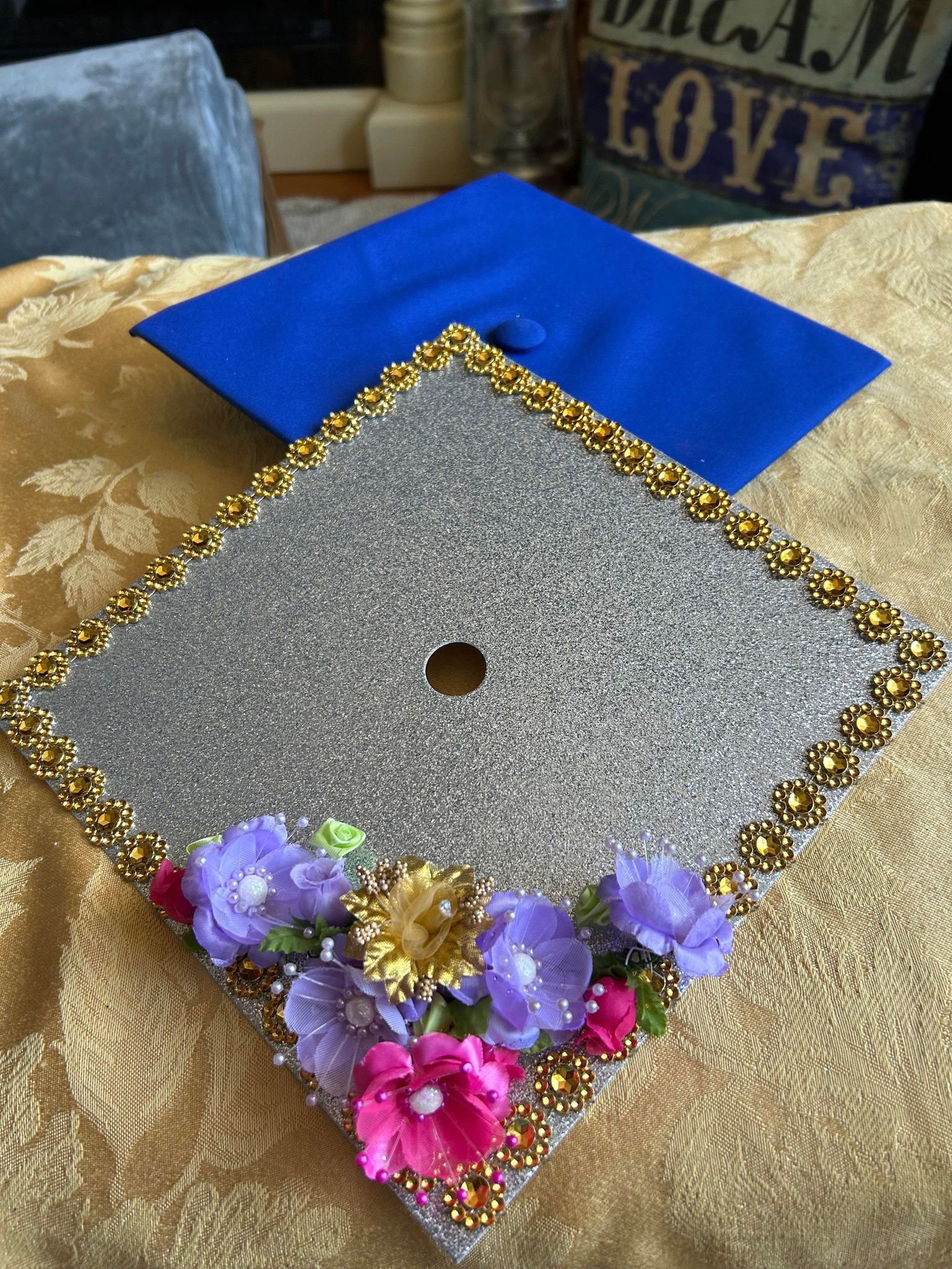 Customizable Graduation Cap Topper With Fancy Blings and Adornment ...