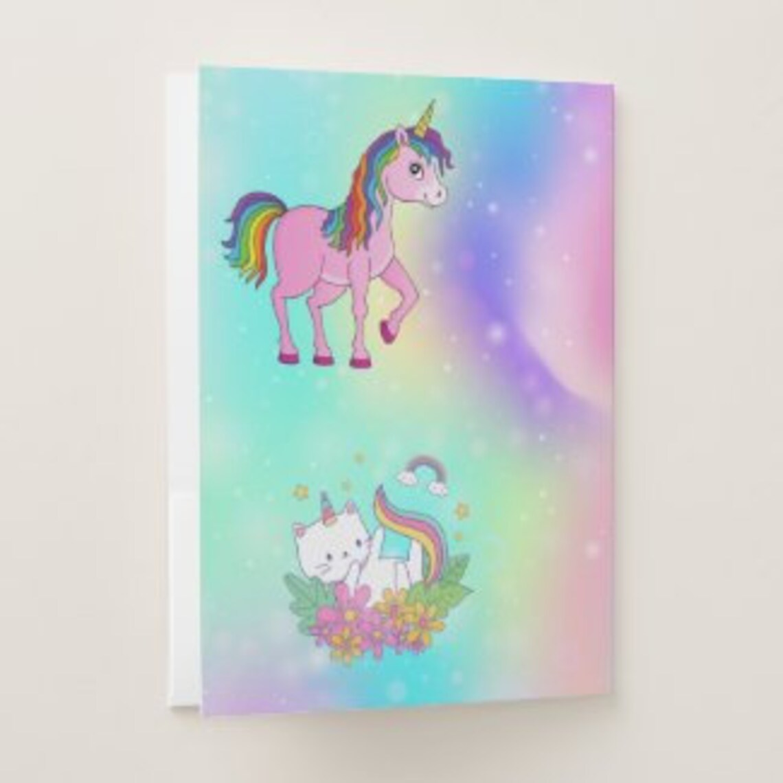 Unicorn School Folders | Unicorn Pocket Folder | School Pocket Folder ...