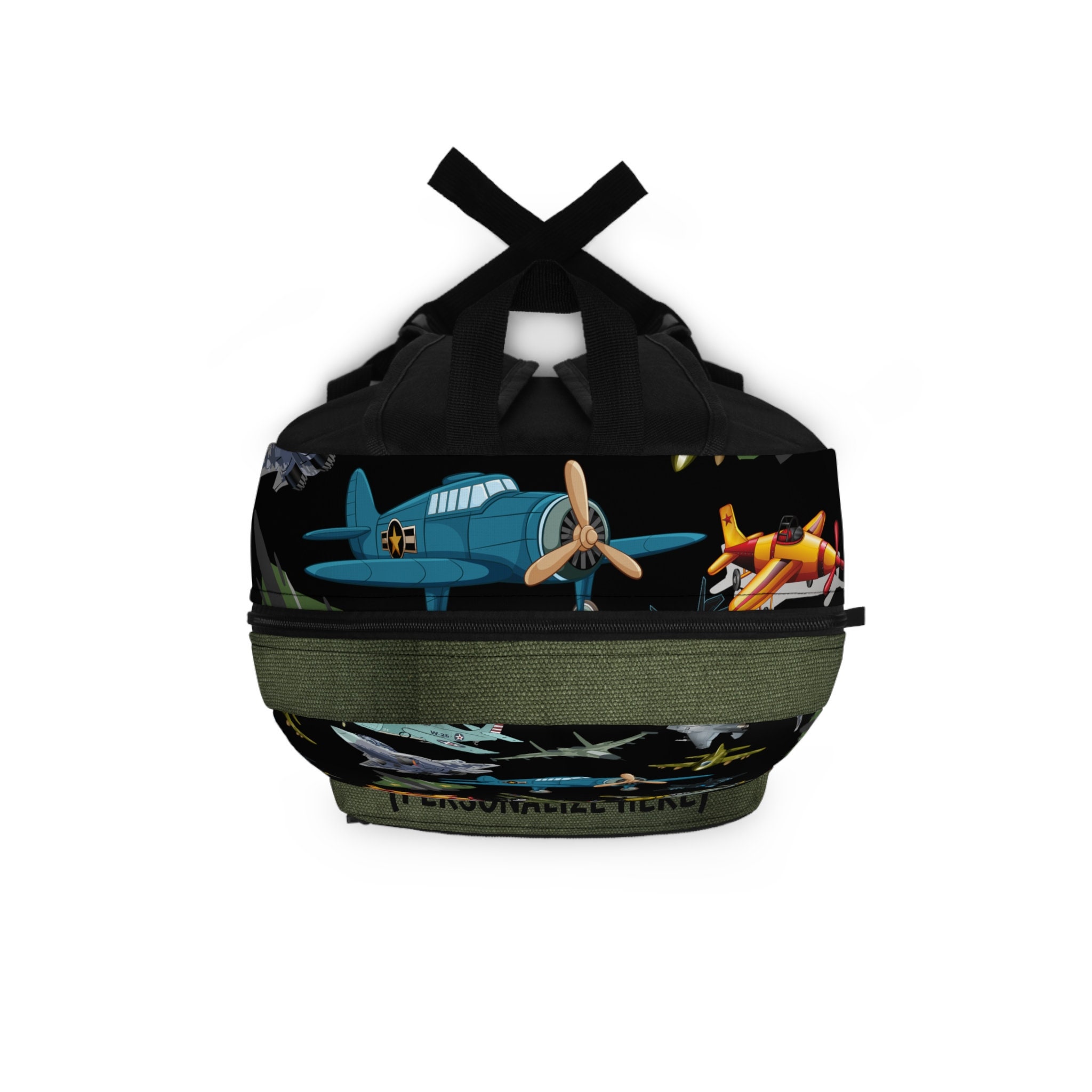 Kids Personalized Fighter Plane Inspired Backpack Back to School ...