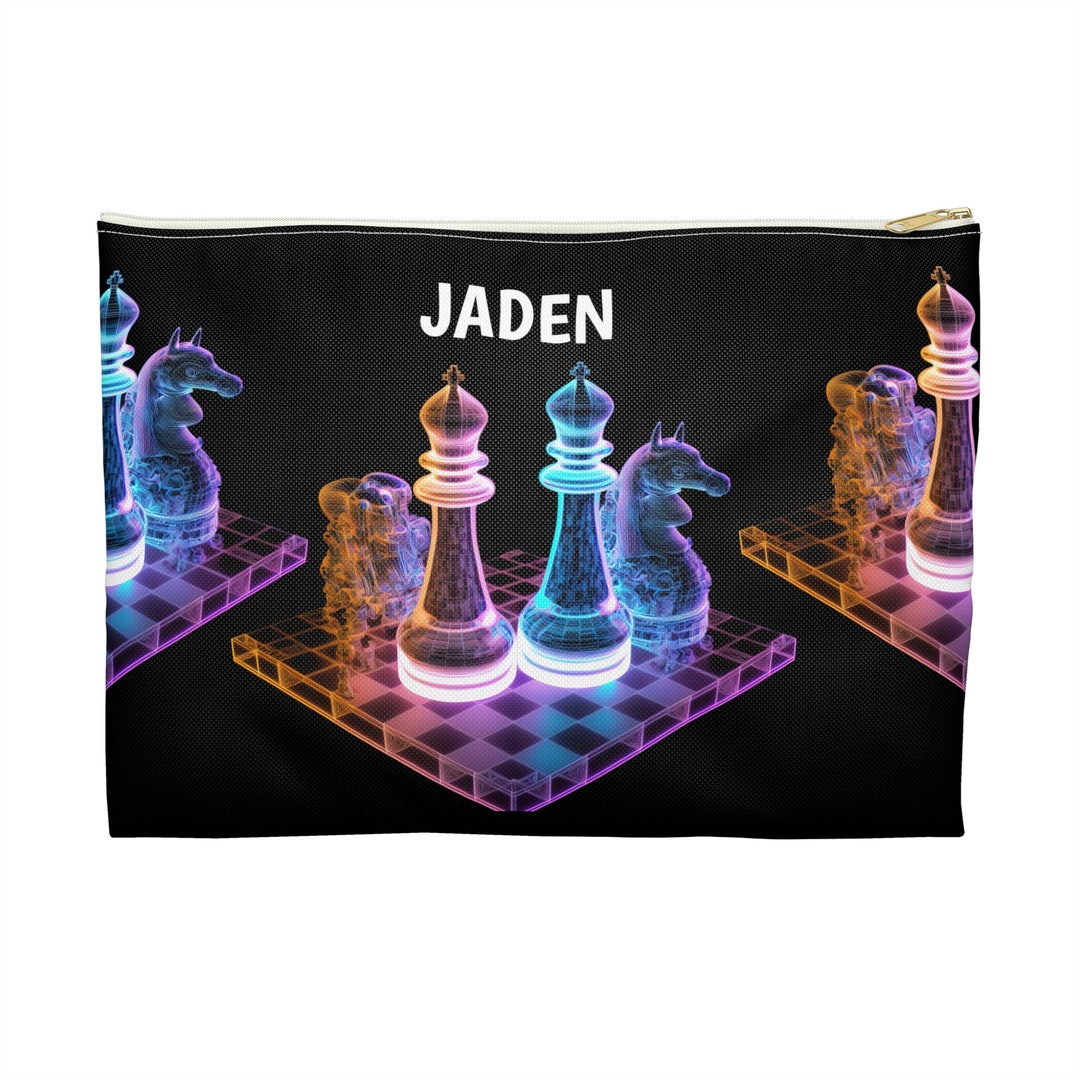 Personalized Kids Chess Pencil Pouch | Back to School Chess Kids ...
