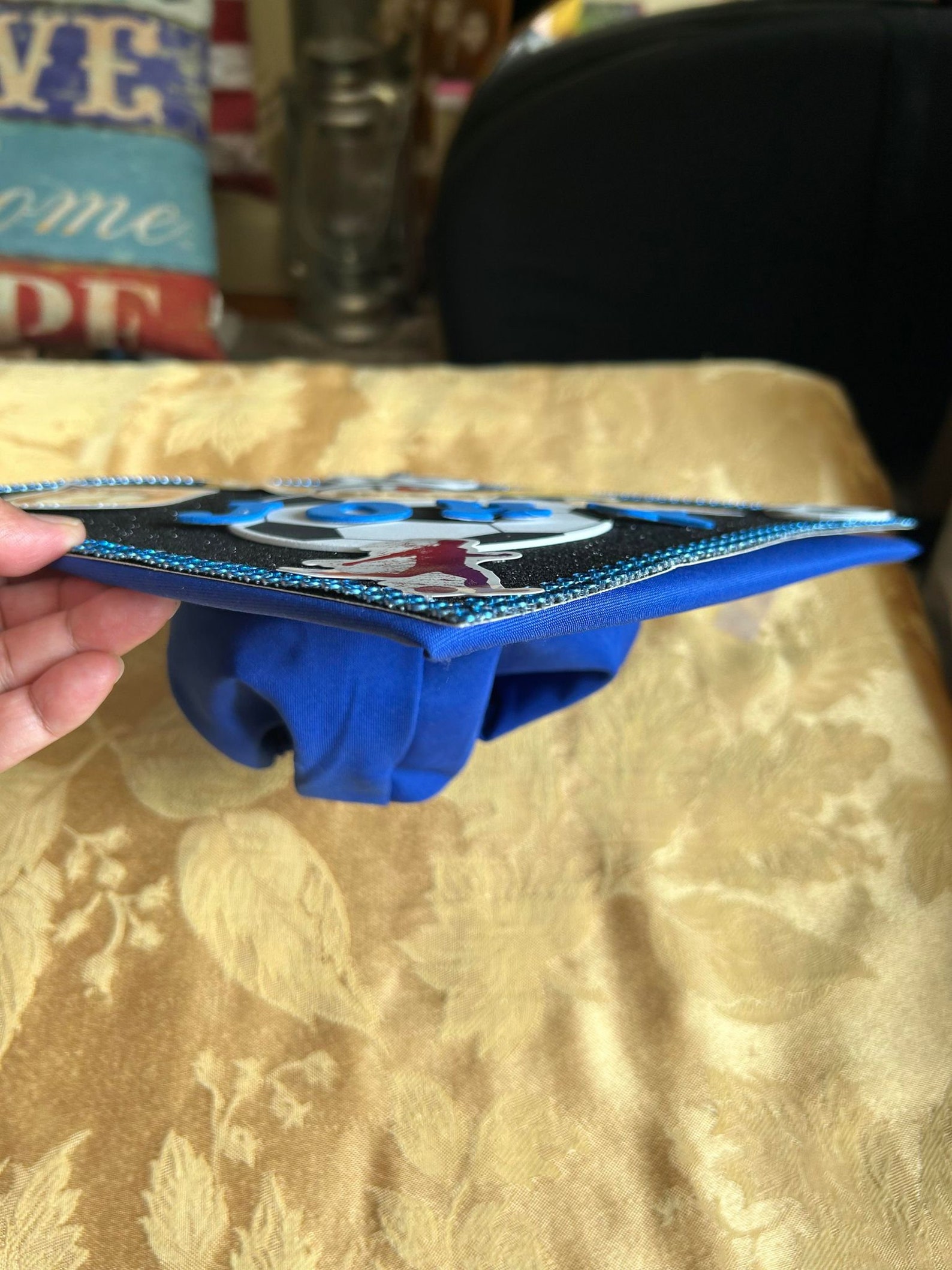 Personalized Soccer Graduation Cap Topper |kindergarten Soccer Theme ...