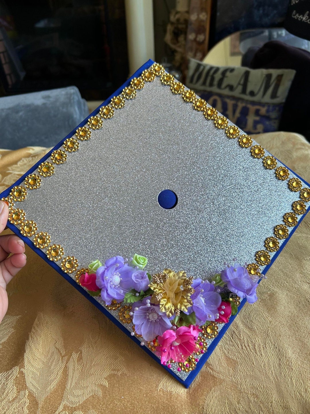 Customizable Graduation Cap Topper With Fancy Blings and Adornment ...