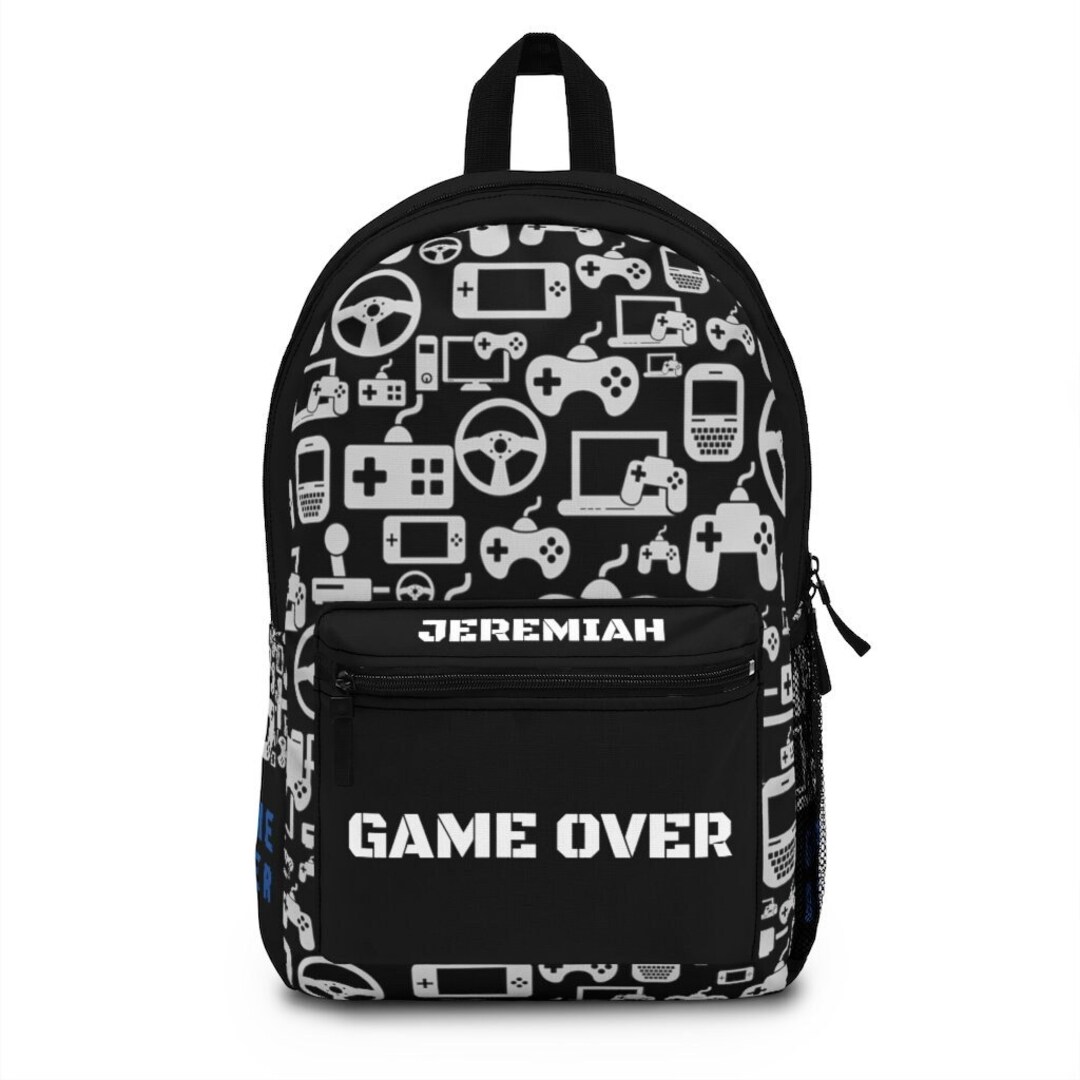 Personalized Game Over Backpack (made in Usa)holiday Gifteaster Gift - Etsy