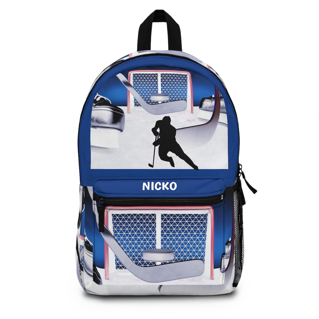 Personalized Ice Hockey Backpack | Hockey Player | Fan Gift Idea Back ...