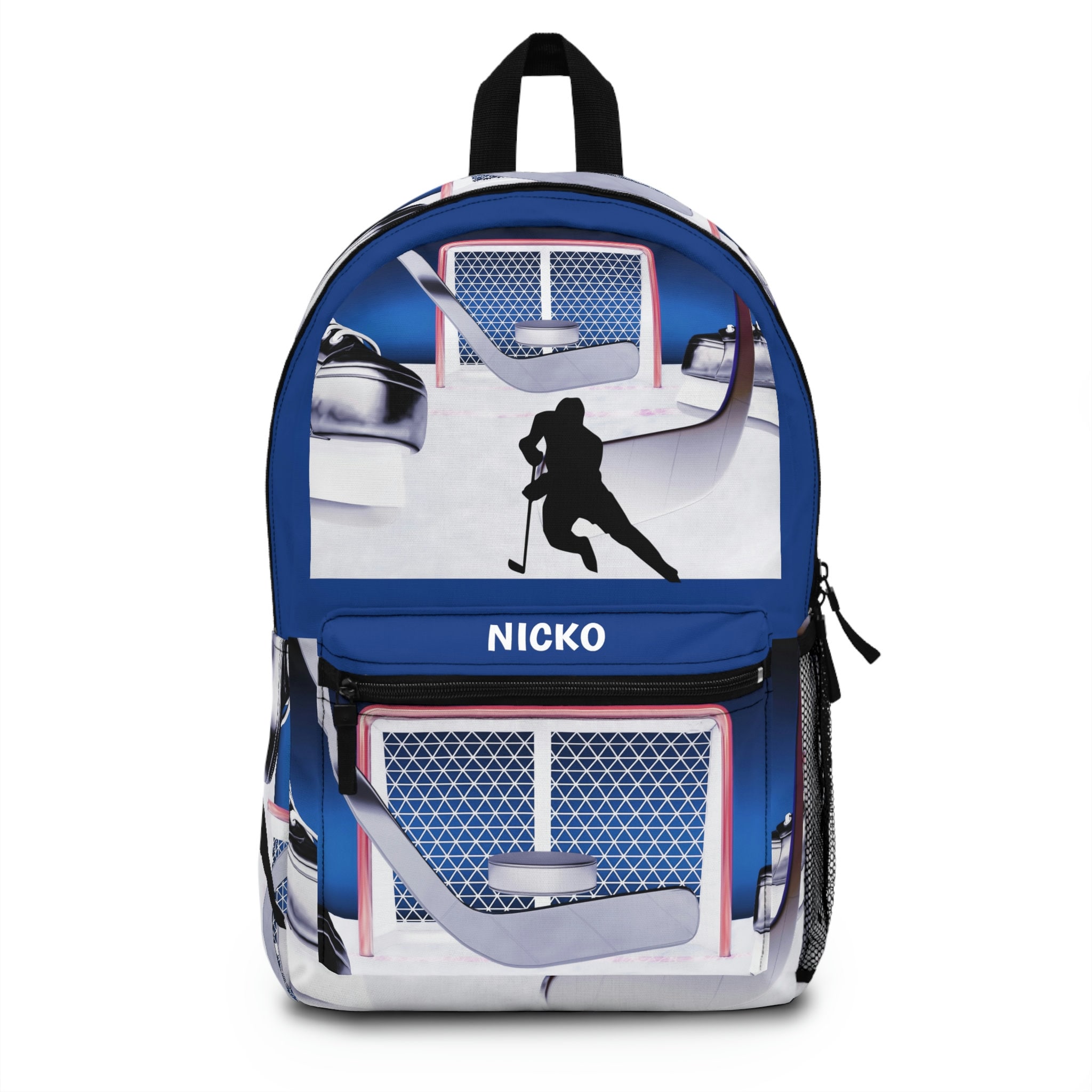 Personalized Ice Hockey Backpack Hockey Player Fan Gift Idea Back to ...