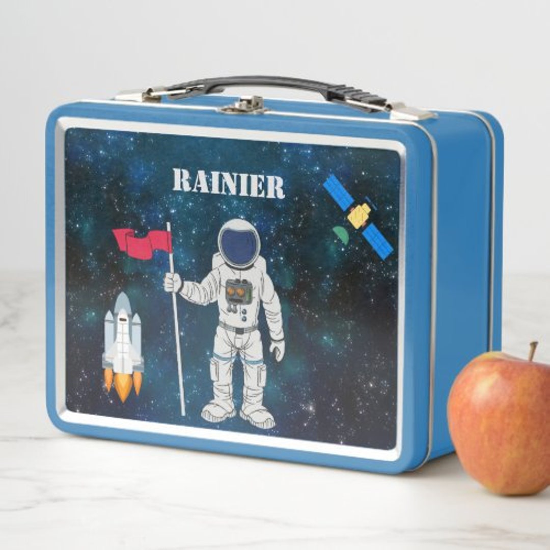 Personalized Astronaut Lunch Box | Back to School Lunch Metal Lunch ...