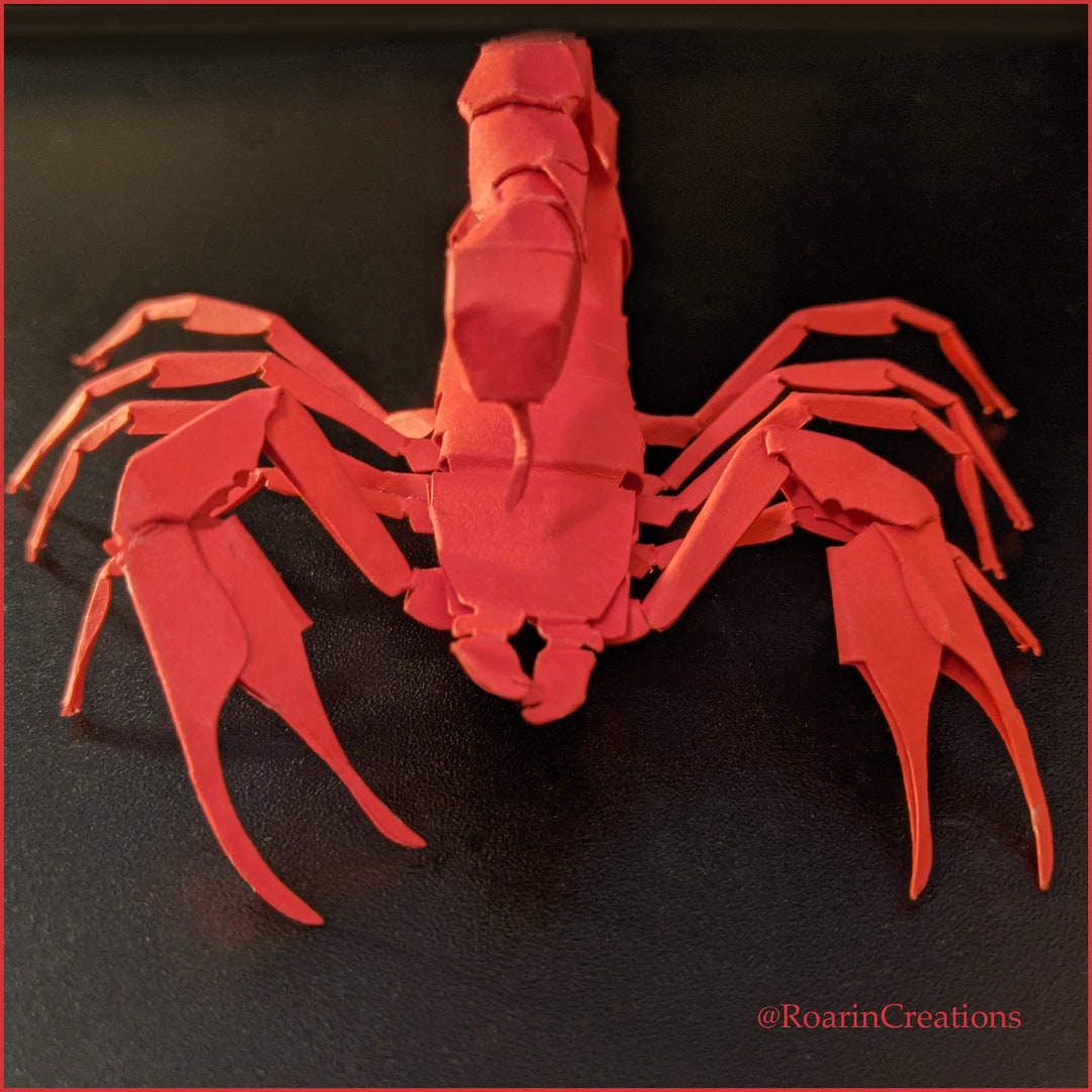 Scorpion DIY Papercraft Puzzle Cardstock Kit, Unique Gift - Etsy