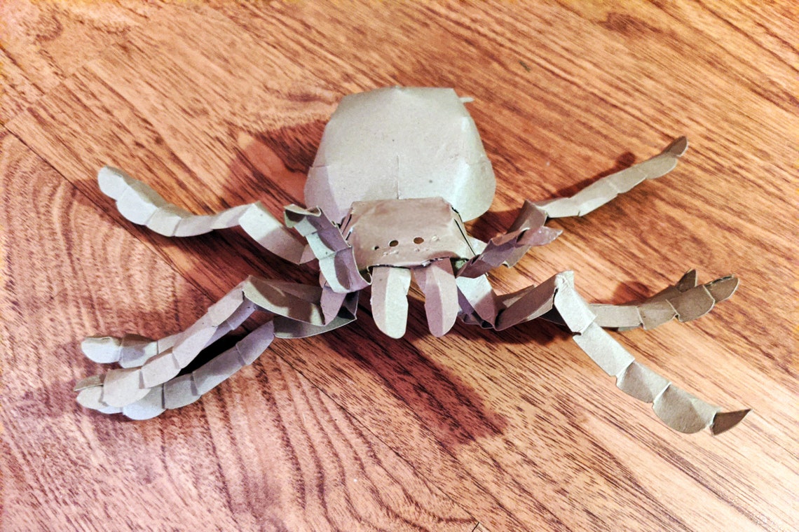 Tarantula DIY Papercraft Puzzle Cardstock Kit Unique Gift - Etsy