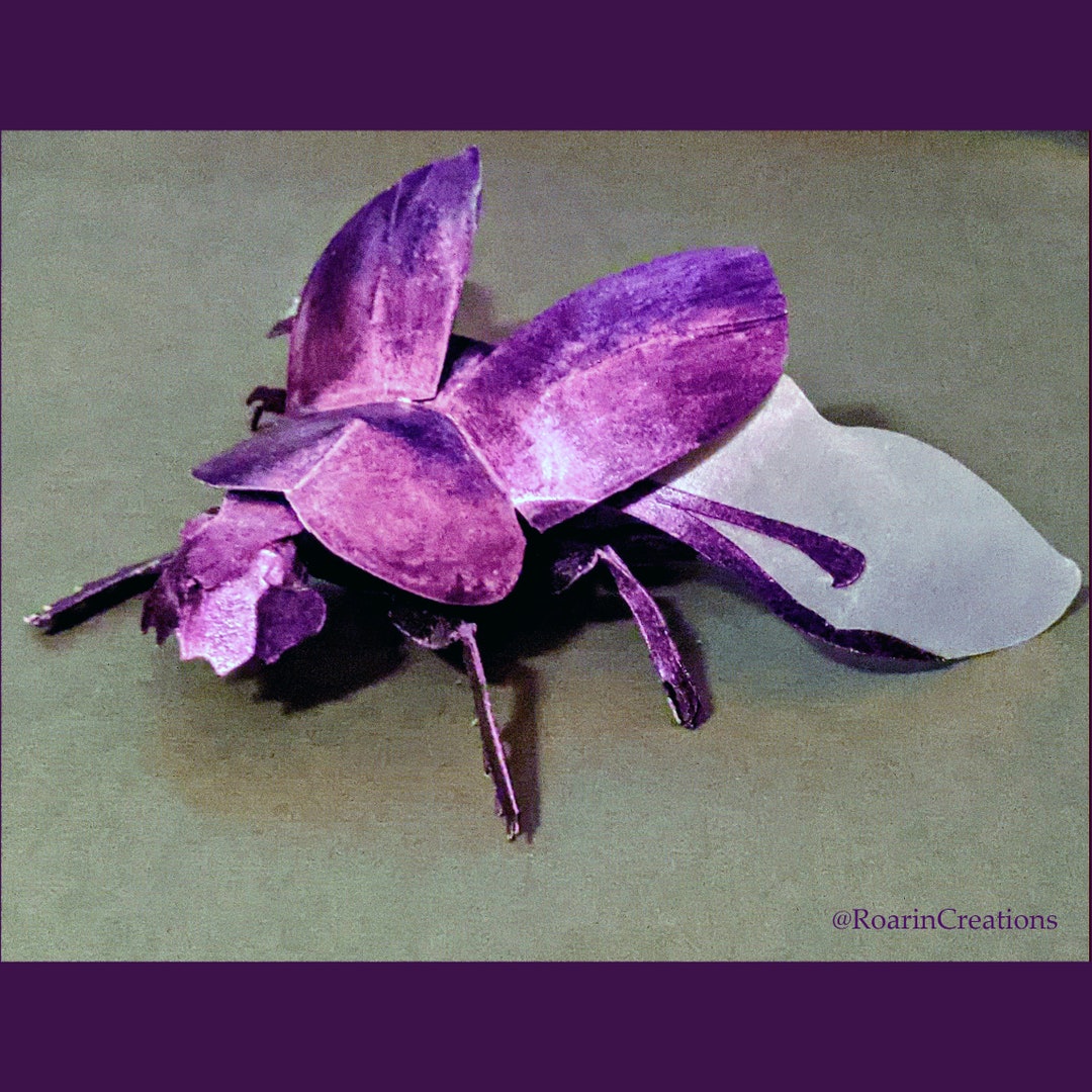 Scarab Digital Papercraft Pattern, Cricut Cutting Machine Pattern - Etsy