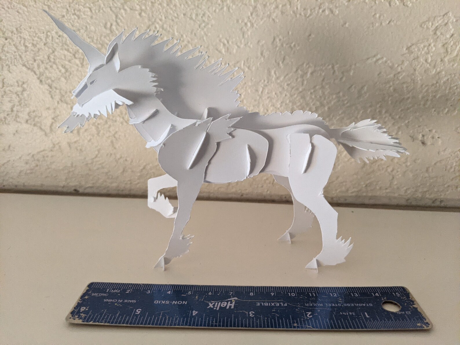 Buy Kirin Unicorn DIY Papercraft Fantasy Puzzle Cardstock Kit Online in ...
