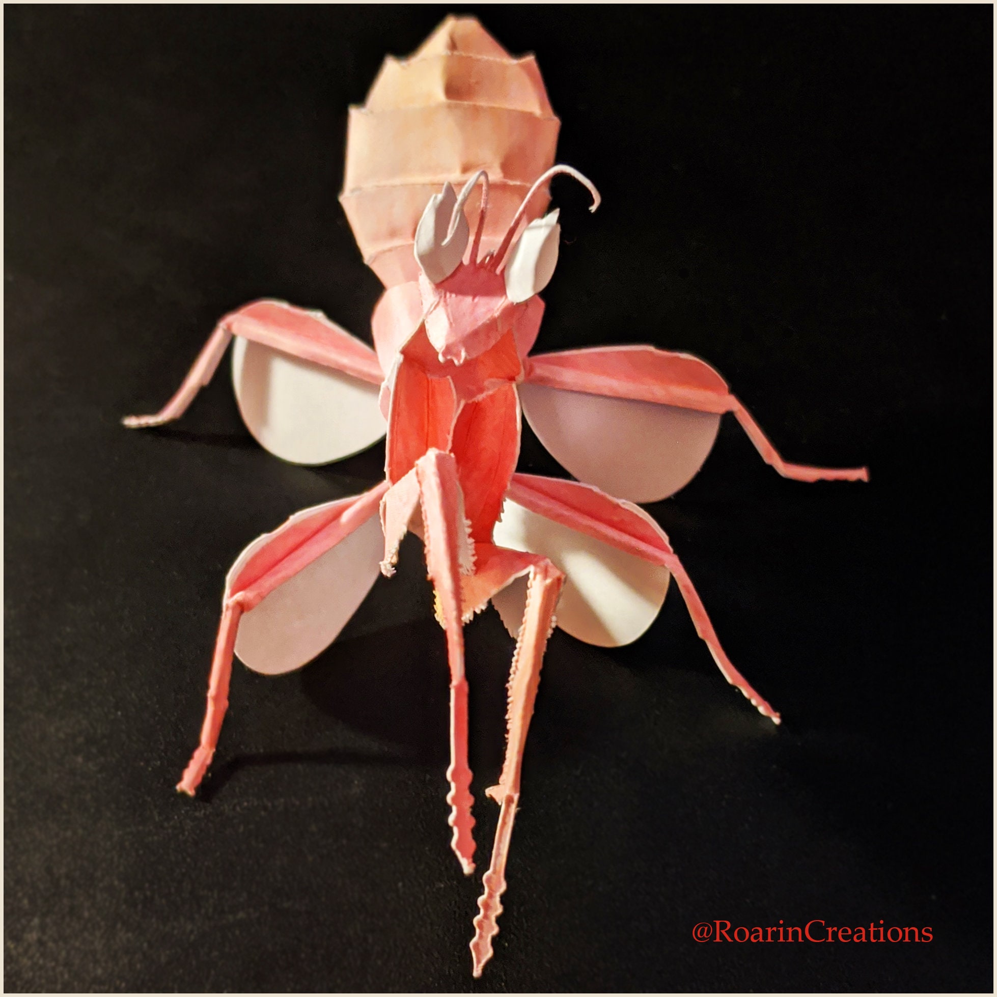 Orchid Praying Mantis DIY Papercraft Puzzle Cardstock Kit - Etsy Singapore